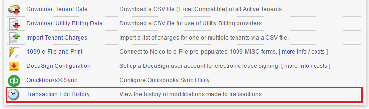 New Feature: Transaction History Audit Log for Property Management