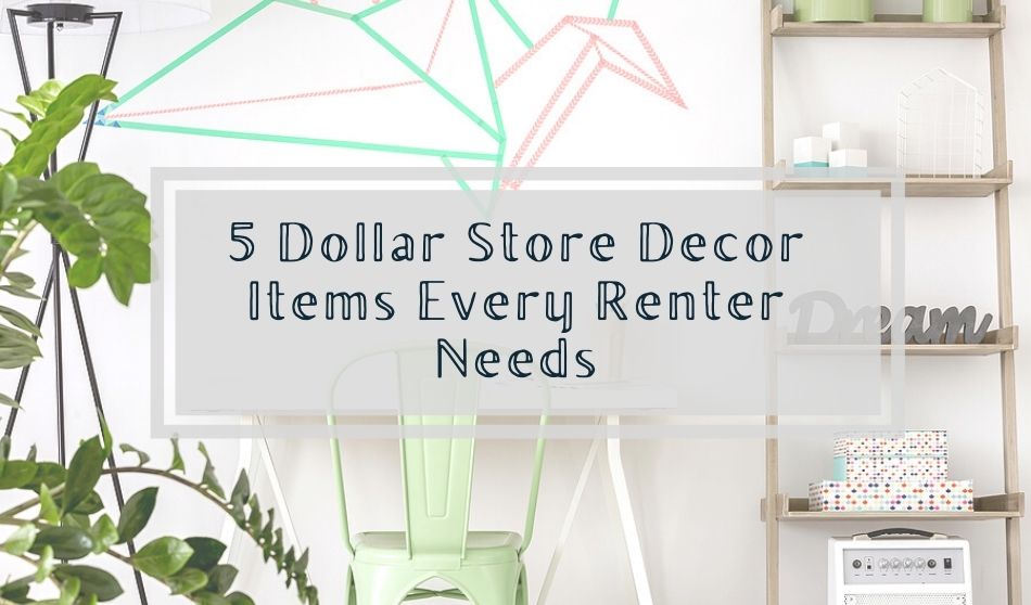 5 Dollar Store Decor Items Every Renter Needs