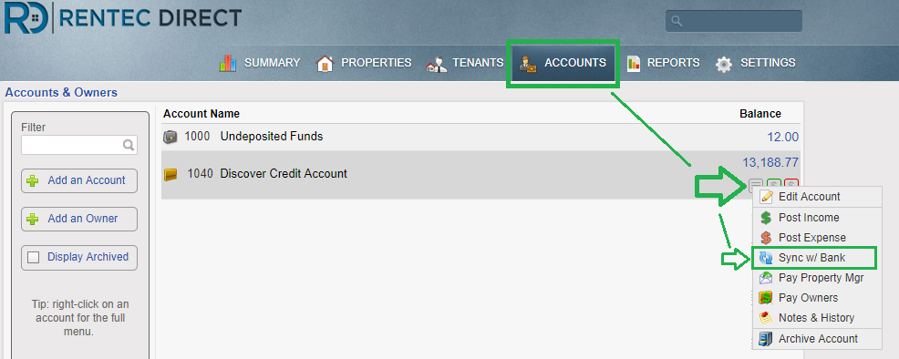 Bank Synchronization and Enhanced Account Reconciliation Features