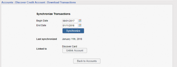 Bank Synchronization and Enhanced Account Reconciliation Features