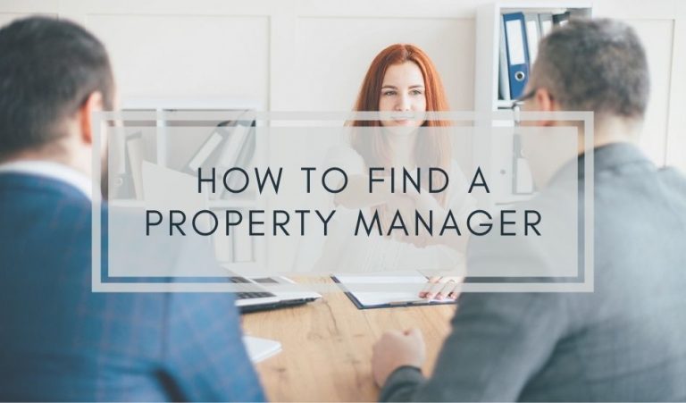 How to Find A Property Manager