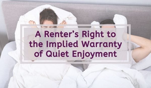 Right to Implied Warranty or Covenant of Quiet Enjoyment | Clause ...