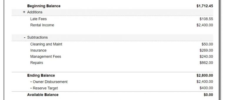 What Is Included in a Property Management Report?
