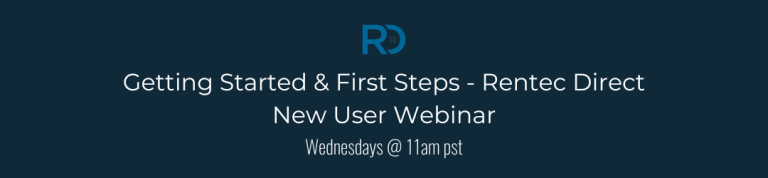 Rentec Direct Live Training Webinar Series