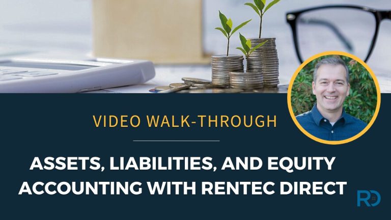 Assets, Liabilities, and Equity Accounting With Rentec Direct - Video ...