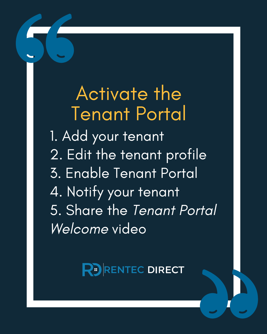 Enhance Your Renter Relationships With the Rentec Direct Tenant Portal