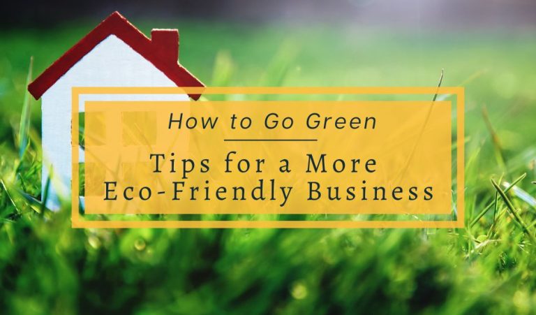 How to Go Green | Tips for a More Eco-Friendly Business